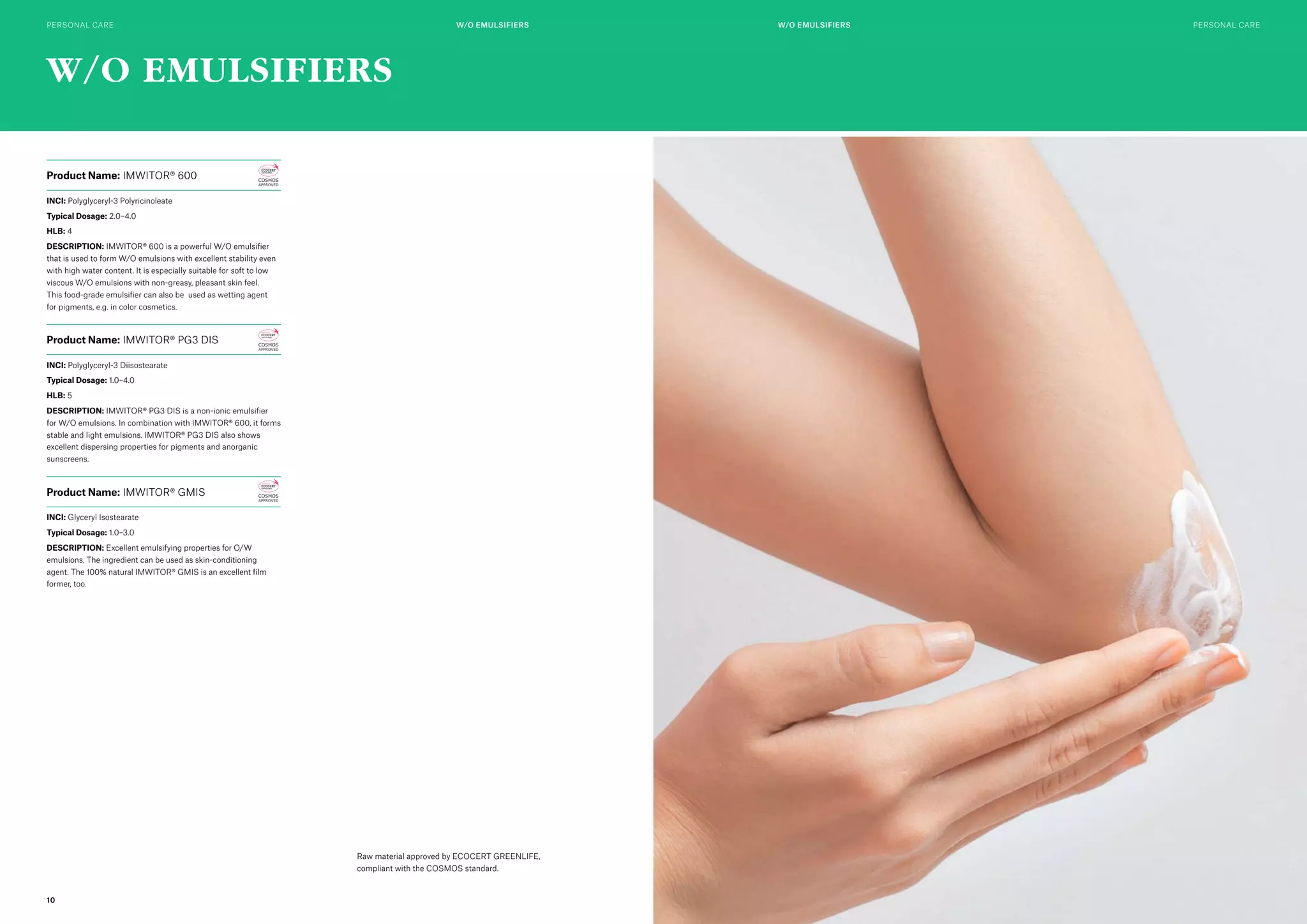 IOI Oleochemical personal care - product catalogue | PDF