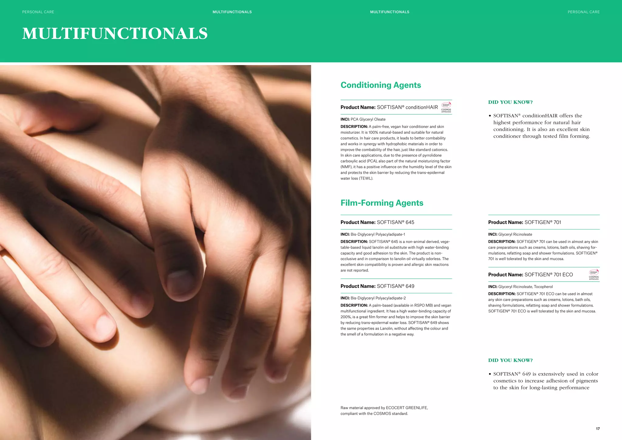 IOI Oleochemical personal care - product catalogue | PDF