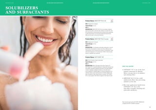 IOI Oleochemical personal care - product catalogue | PDF