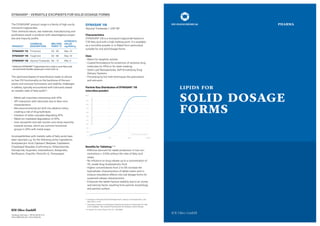 IOI Oleo Pharma - Solid Dosage Forms - Sumiquim - Suministros Químicos | PPT