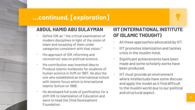 Islamization of Knowledge | PDF