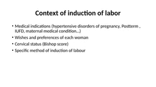 induction of labor guidelines and recommendations .pptx