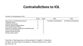 induction of labor guidelines and recommendations .pptx