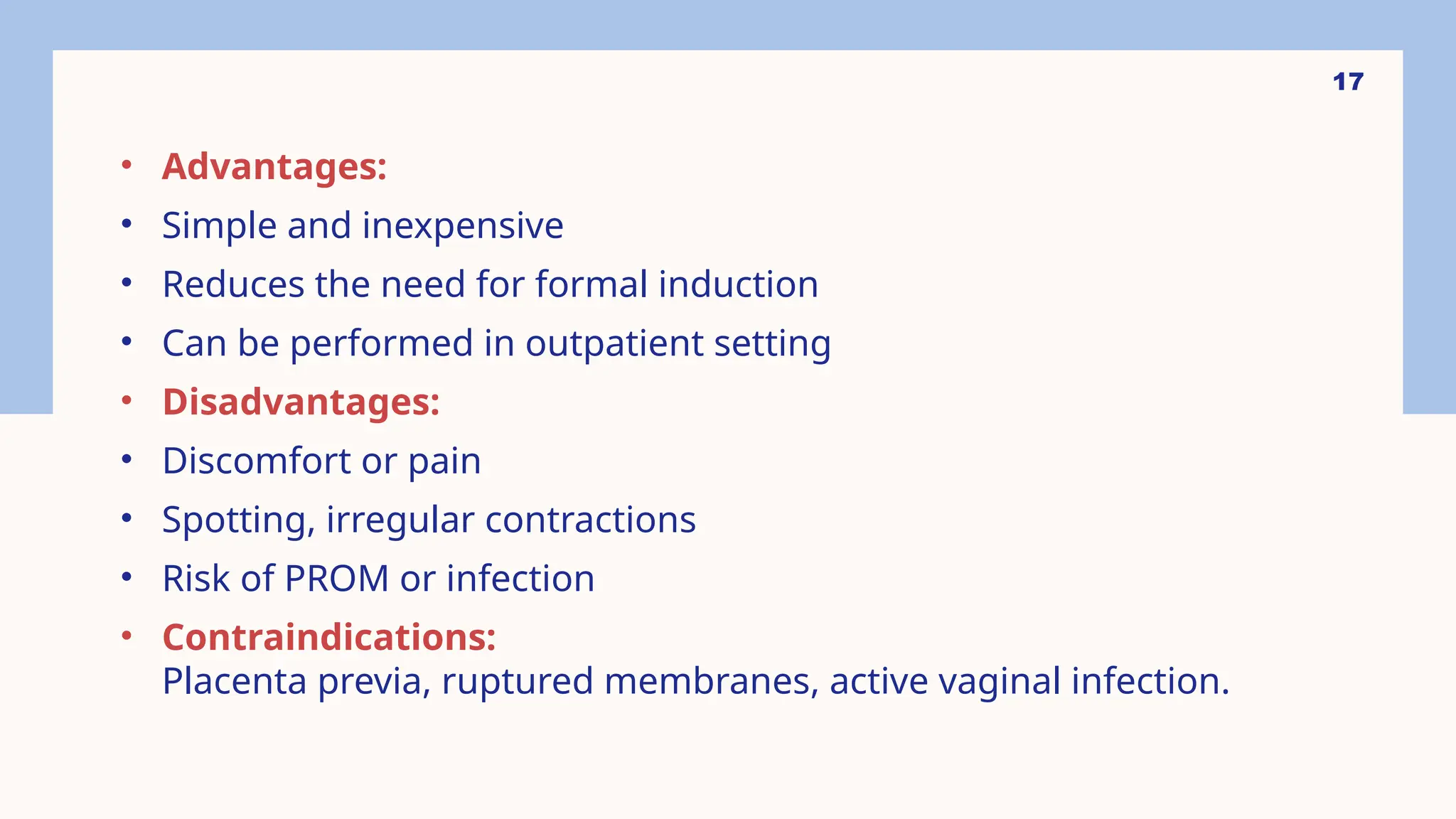 Induction of Labour: medical and surgical method | PPTX