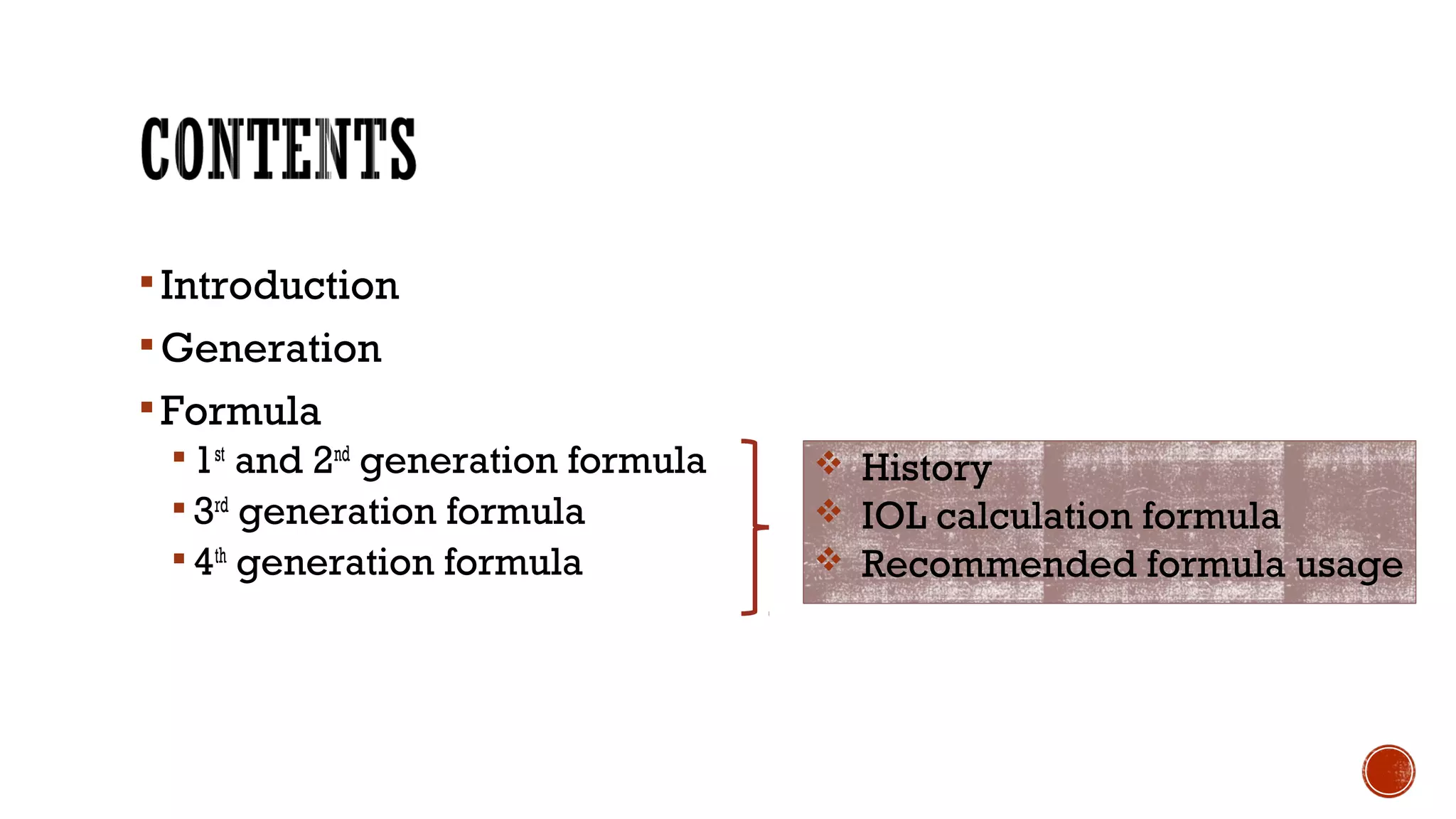 Biometry: Iol calculation | PPT