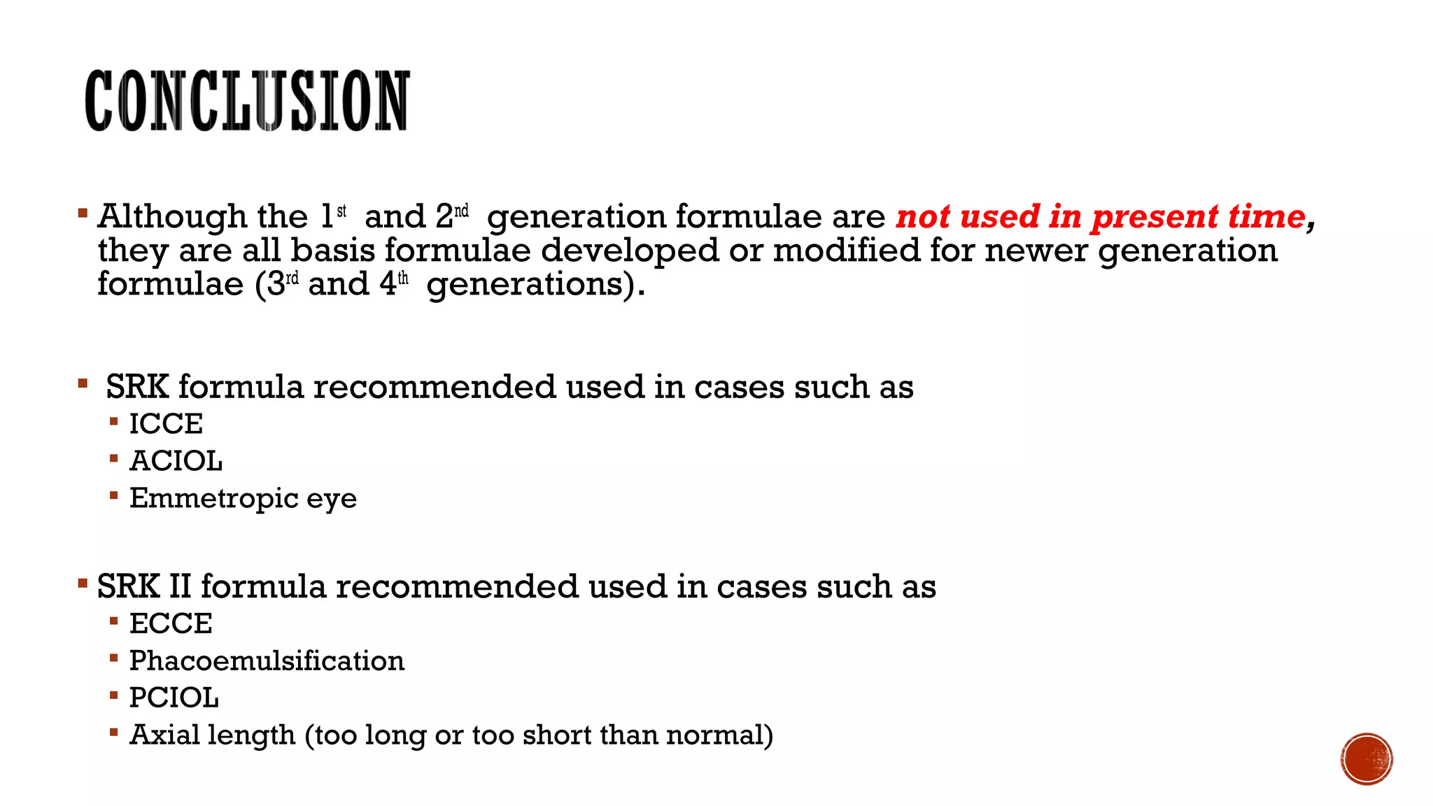 Biometry: Iol calculation | PPT