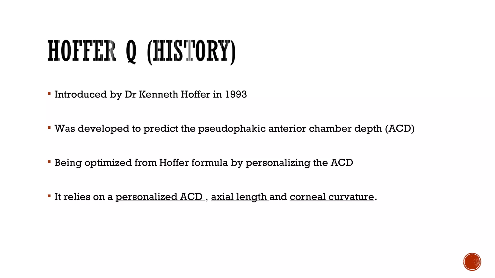Biometry: Iol calculation | PPT