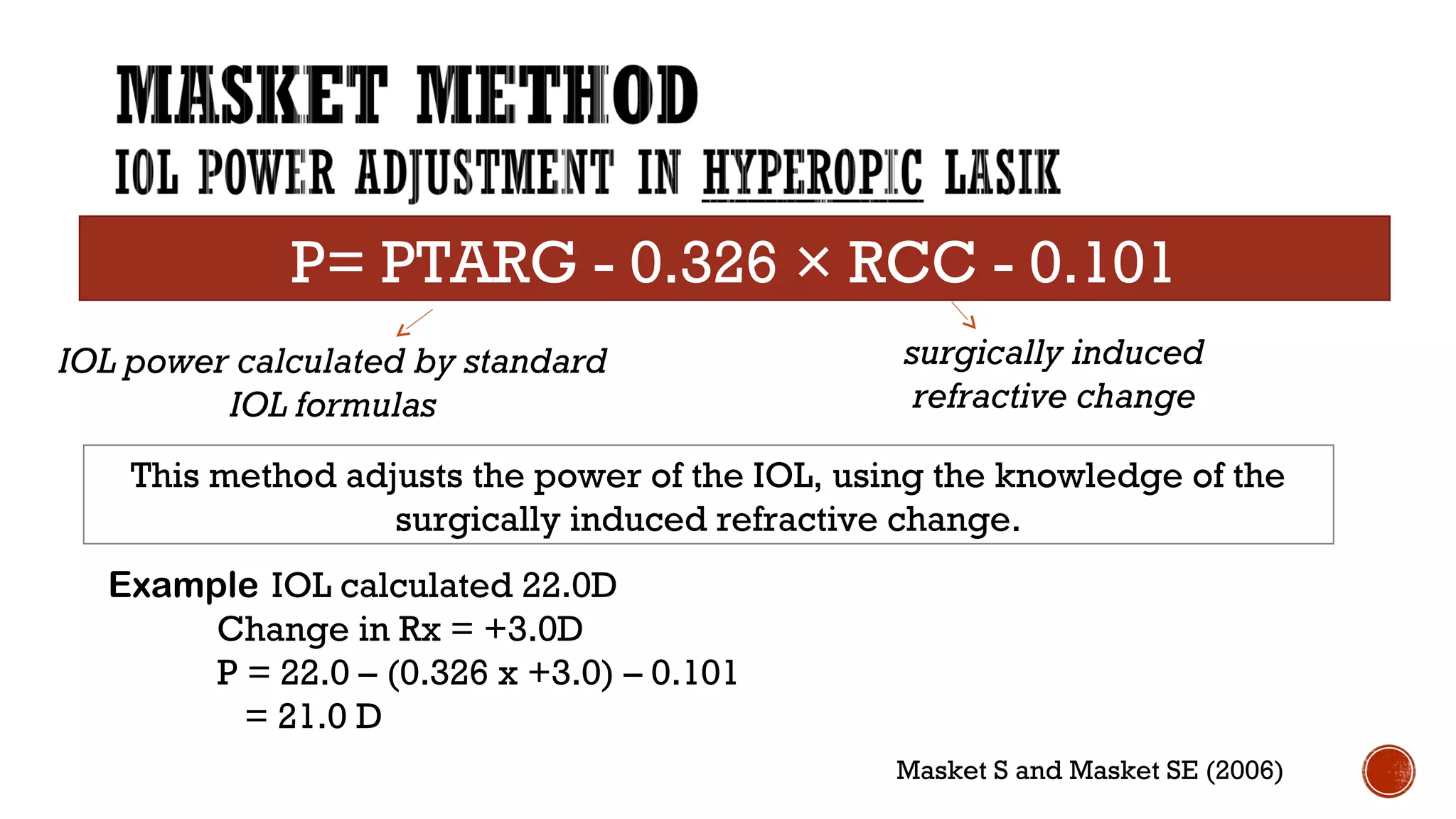 Biometry: Iol calculation | PPT