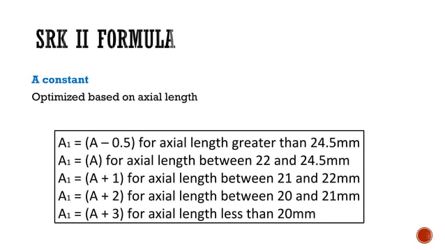 Biometry: Iol calculation | PPT