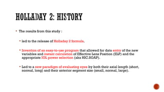 Biometry: Iol calculation | PPT
