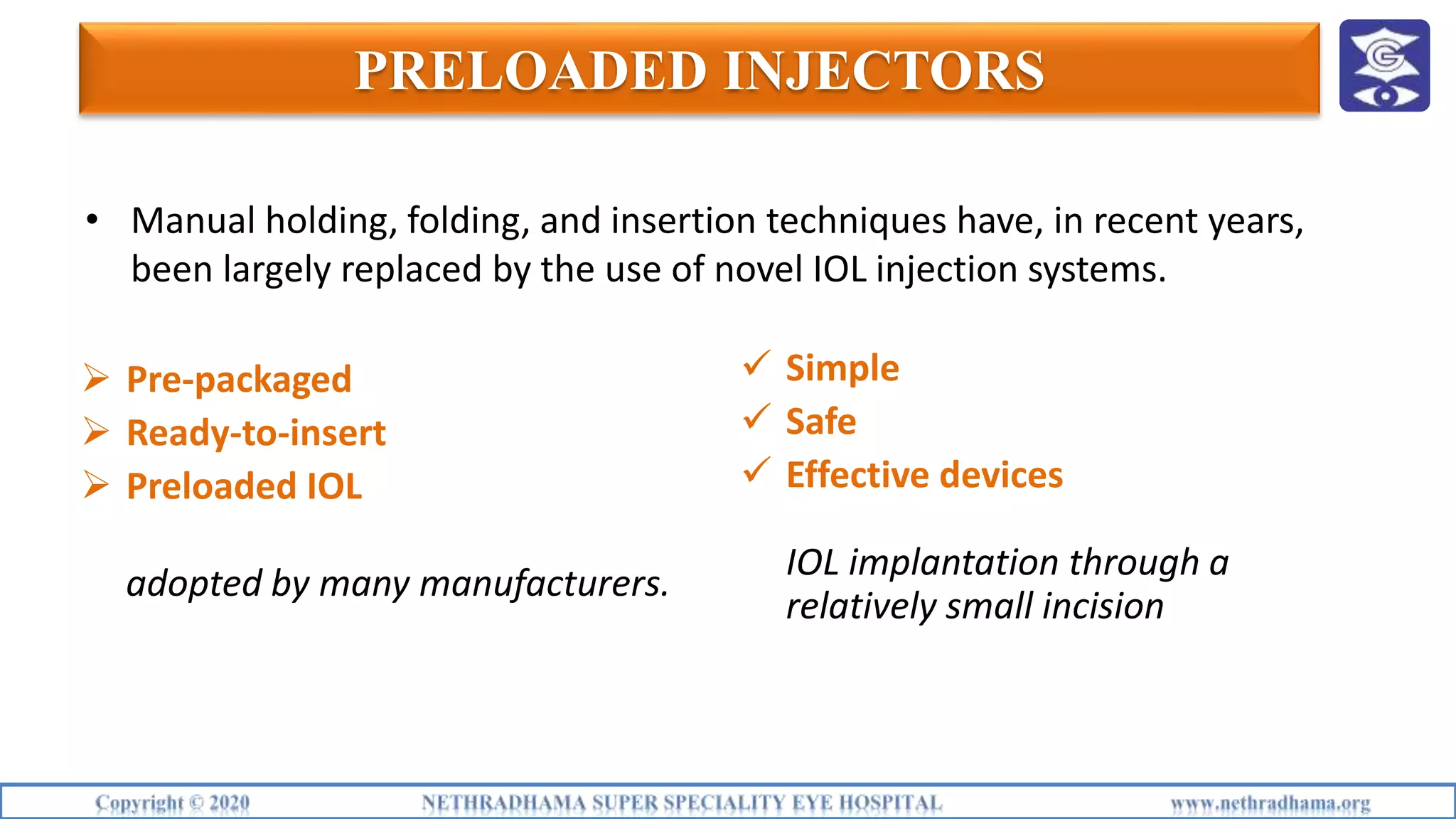 IOLCatridge-Injector Systems | PPTX