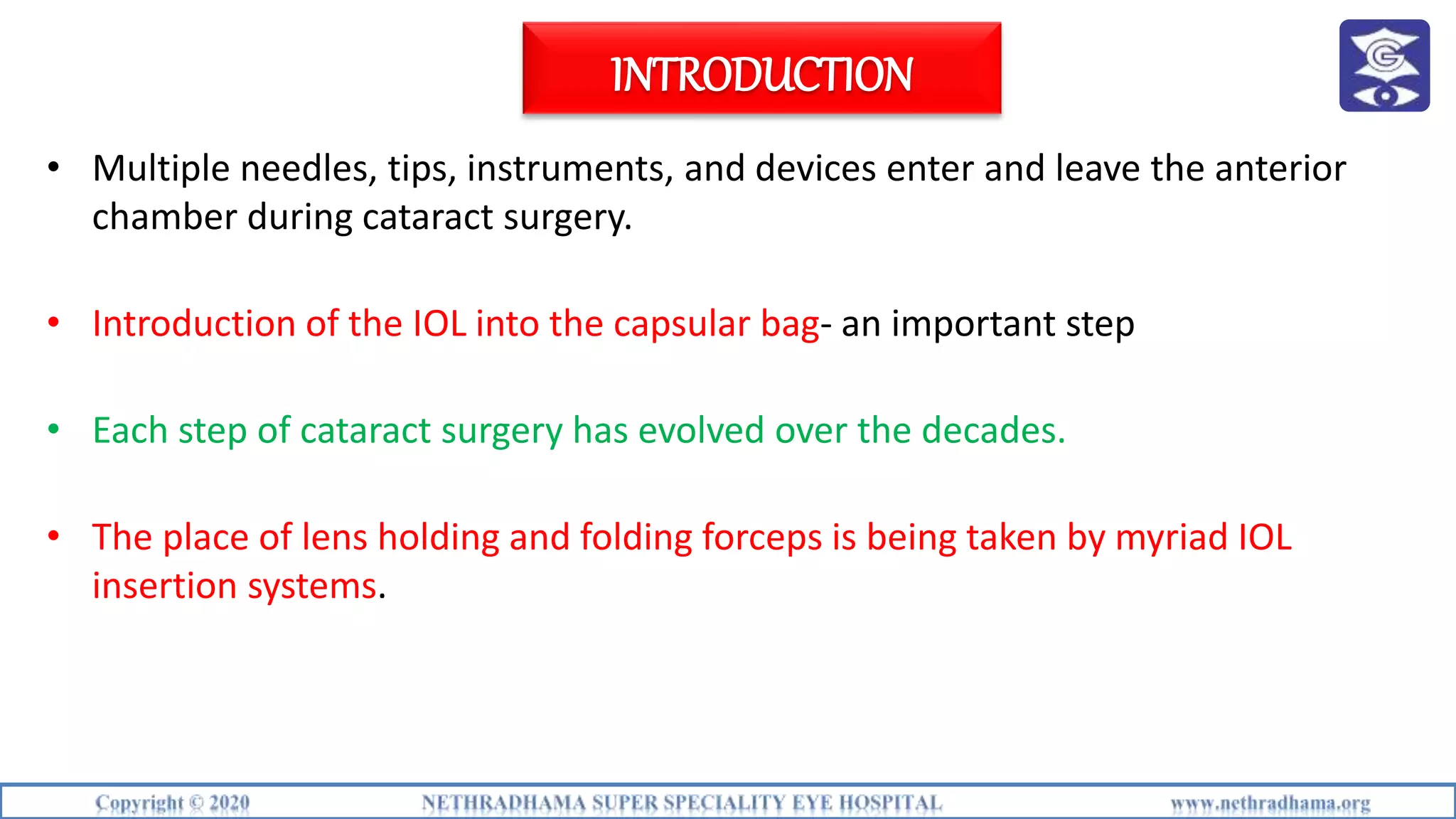 IOLCatridge-Injector Systems | PPTX