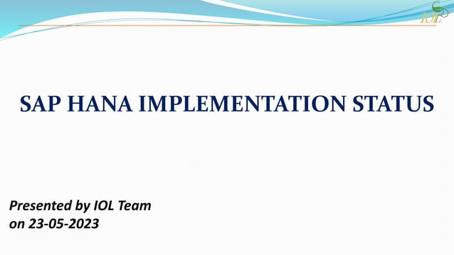 SAP Status flow chart for business enhancement | PPTX | Logistics ...