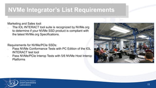 NVMe Conformance Tool for SSD Testing | PDF