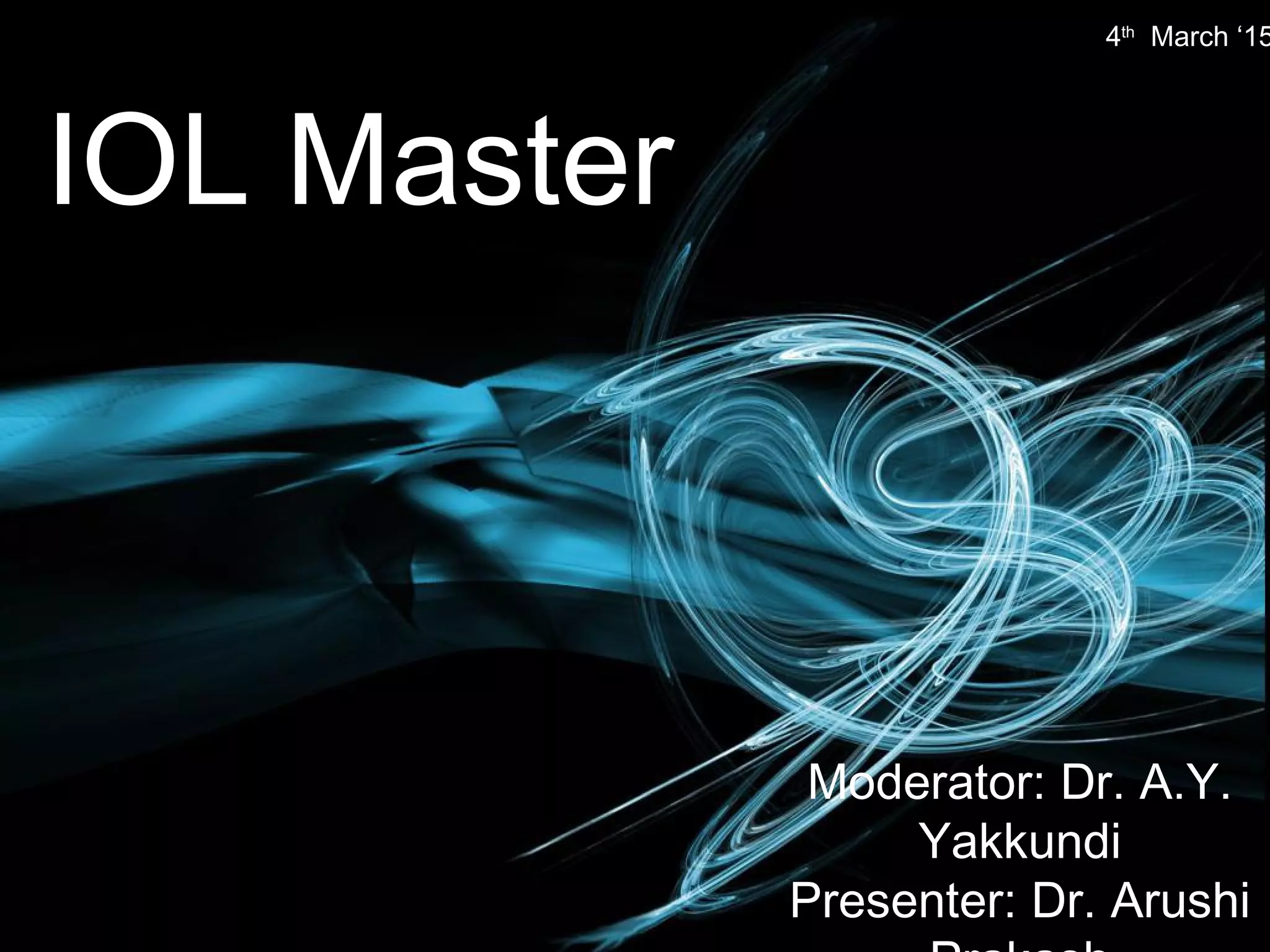 Iol master | PPT