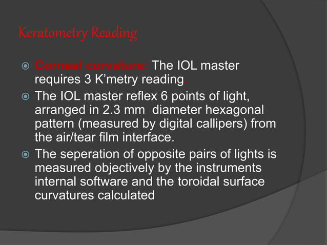 IOL Master | PPTX
