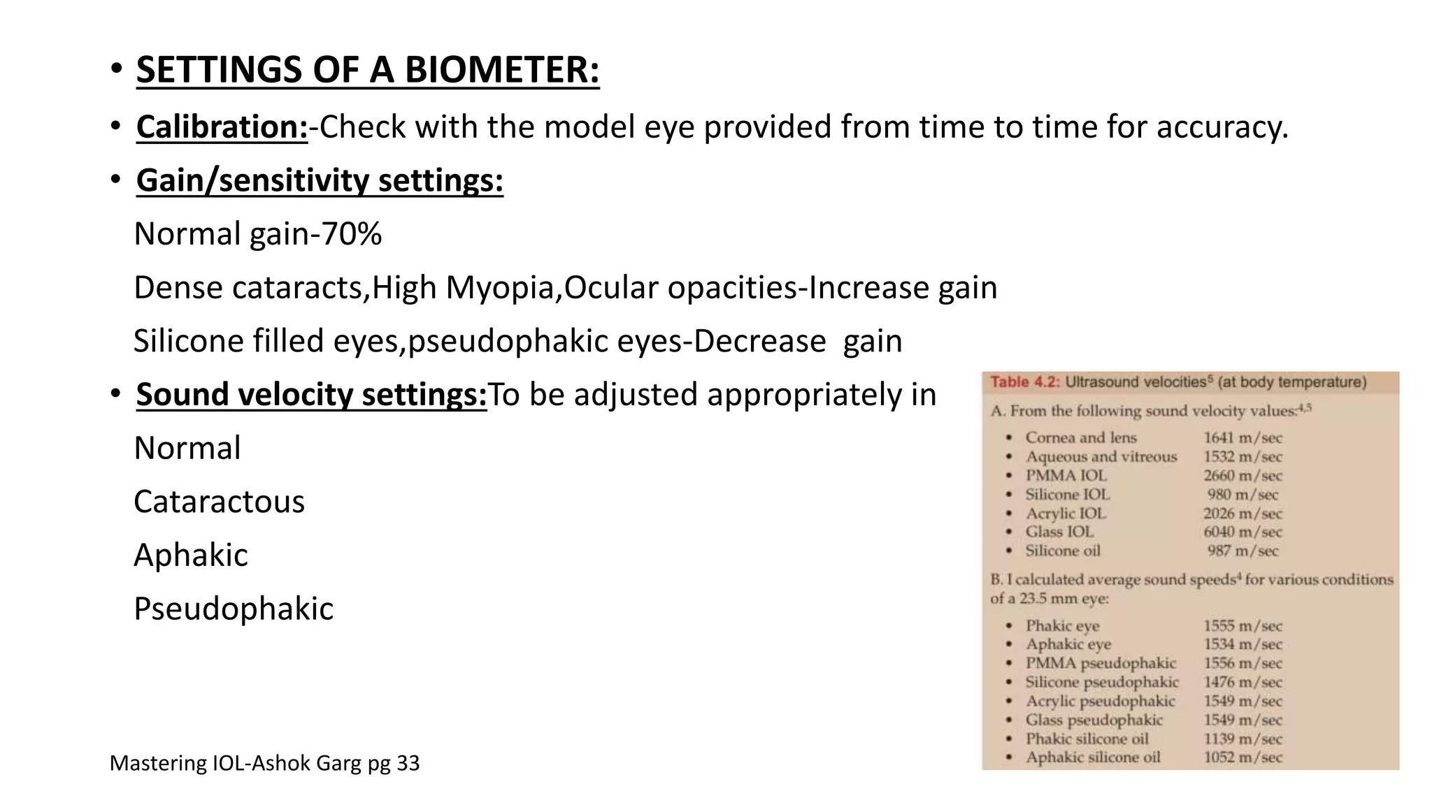 BIOMETRY AND IOL POWER CALCULATION | PPTX