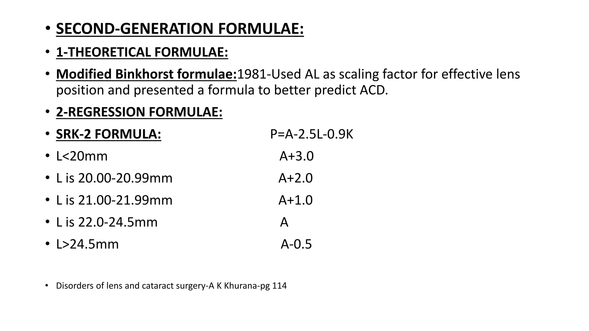 BIOMETRY AND IOL POWER CALCULATION | PPTX