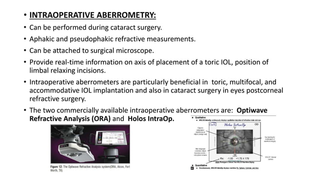BIOMETRY AND IOL POWER CALCULATION | PPTX | Eye and Vision Conditions | Diseases and Conditions