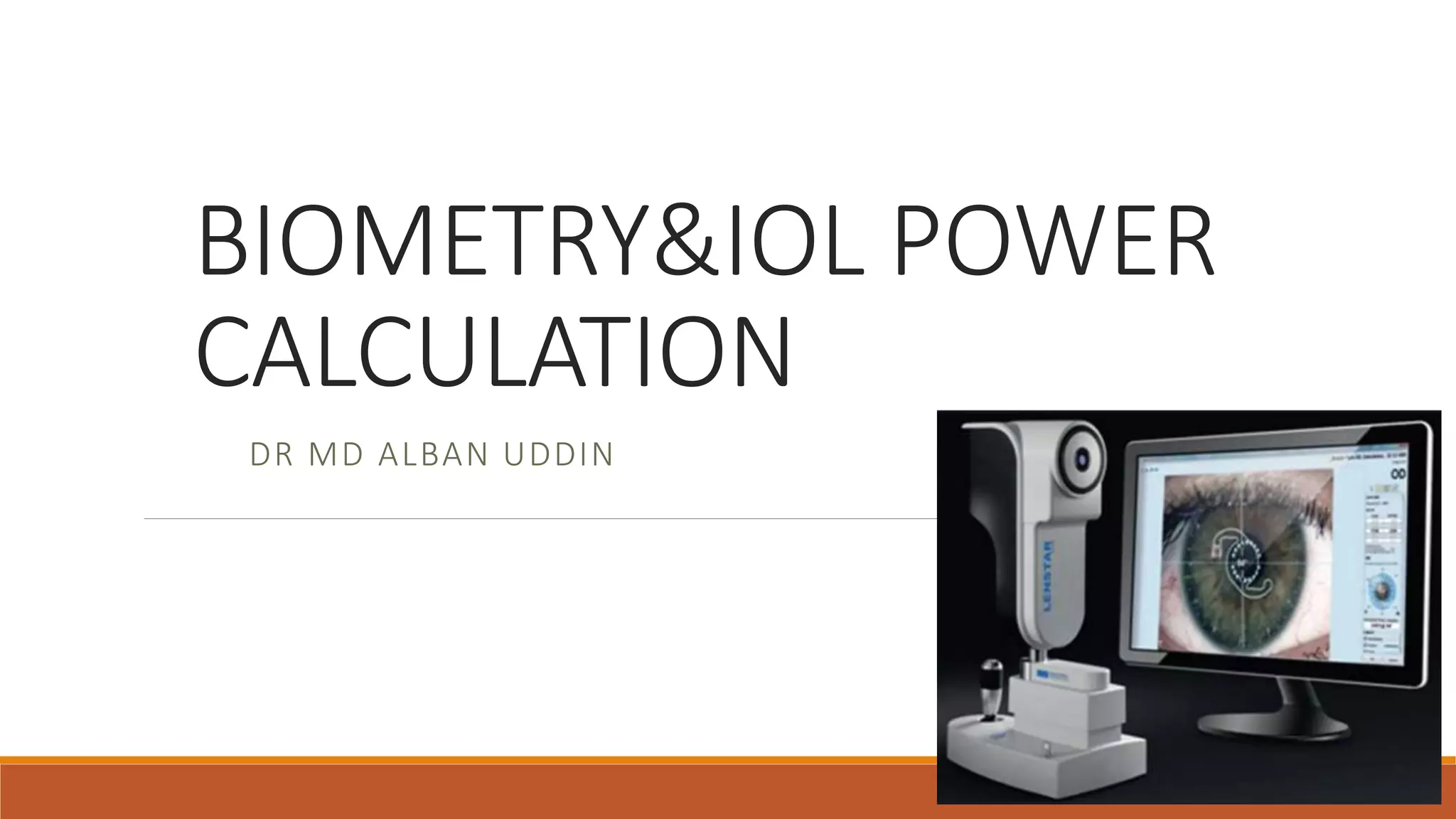 Iol power And IOL power calculation | PPTX | Eye and Vision Conditions ...