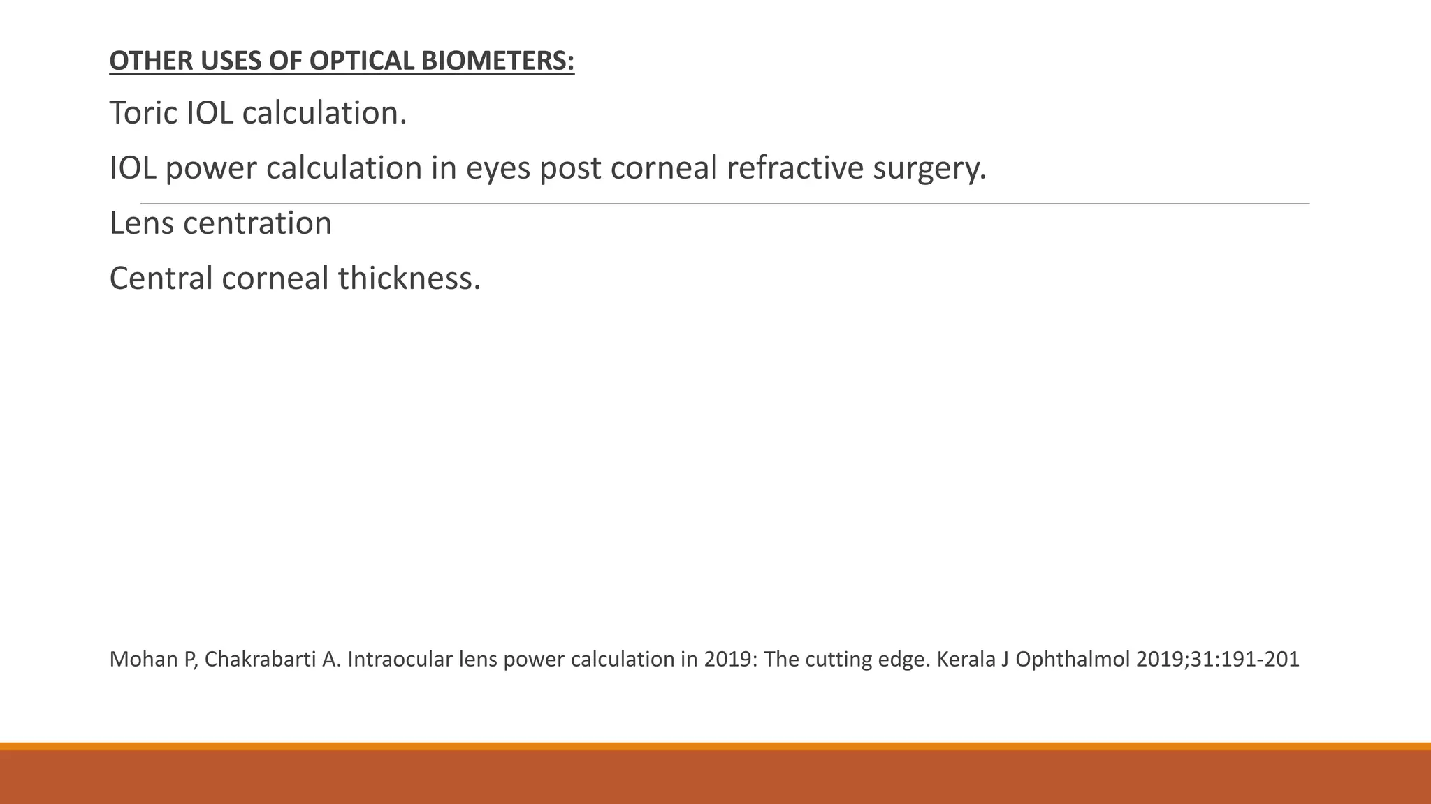 Iol power And IOL power calculation | PPTX | Eye and Vision Conditions ...