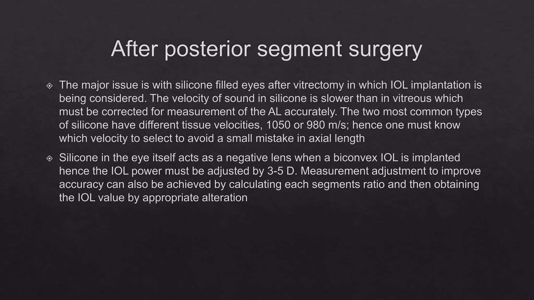 Iol power calculation (adult & paediatric) | PPT