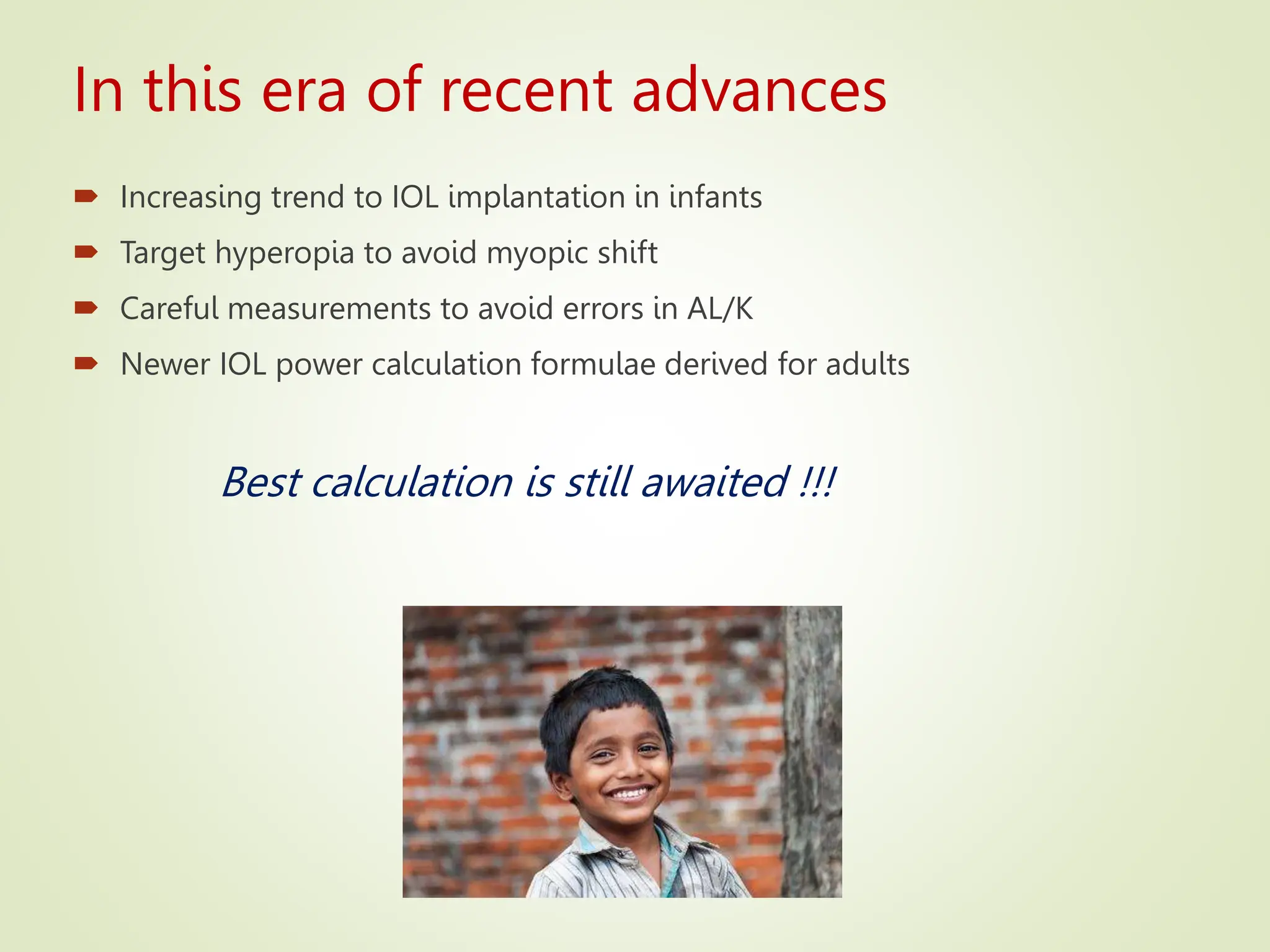 IOL POWER CALCULATION IN CHILDREN-Dr.Preetiilal.pptx