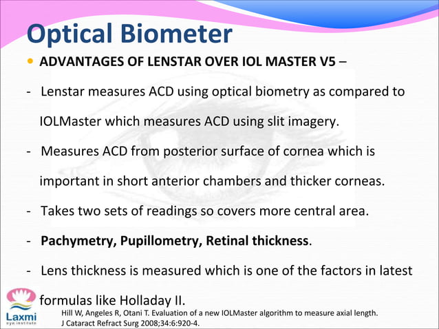 IOL power calculation special situations | PPTX | Eye and Vision ...