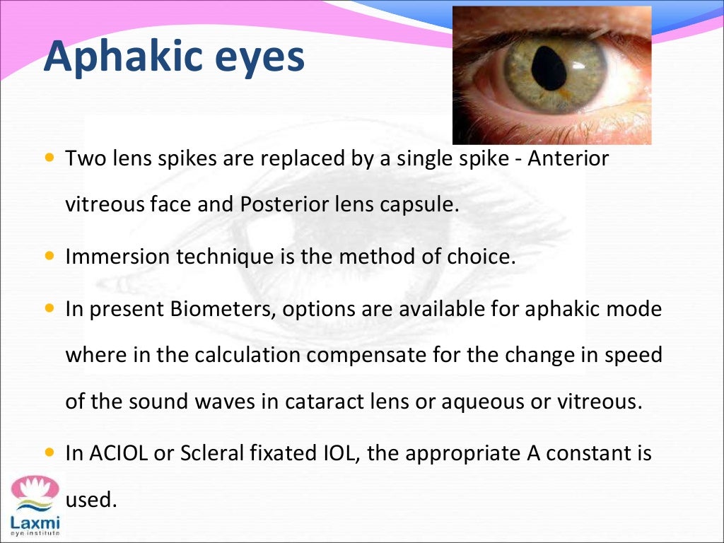 IOL power calculation special situations