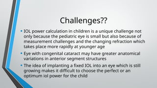 Intraoccular lens power selection-2.pptx