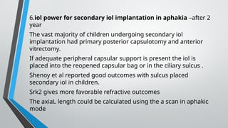 Intraoccular lens power selection-2.pptx