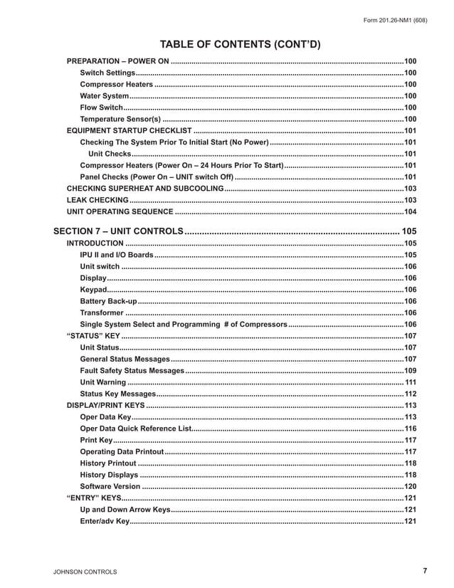Manual do chiller York com condensação a agua ycwl | PDF | First Aid ...