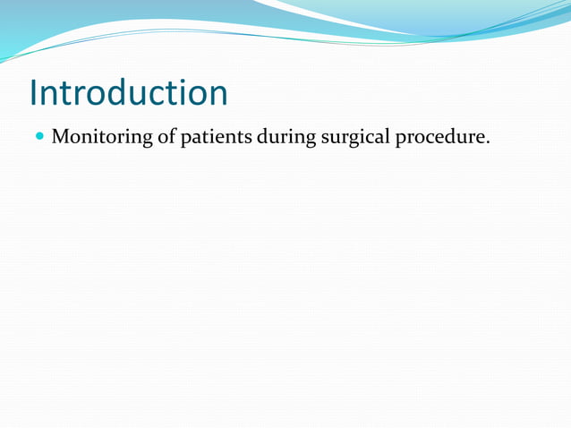 IntraOperative Monitoring | PPTX