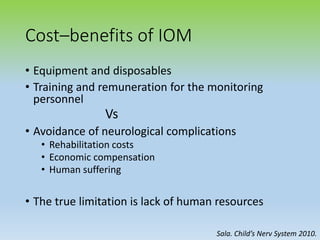 Intraoperative Monitoring for Brain and Spinal Cord Tumors | PPT