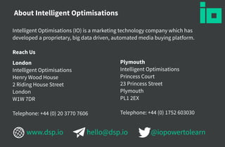 The Benefits of Machine Learning and Programmatic Buying | PPT