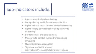 Migration Governance Framework & its applications by IOM | PDF