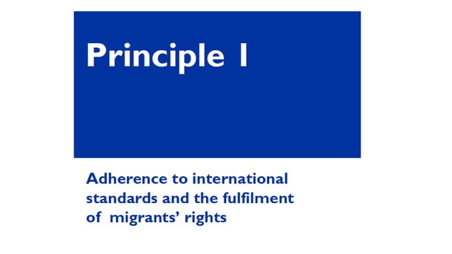 Migration Governance Framework & its applications by IOM | PDF