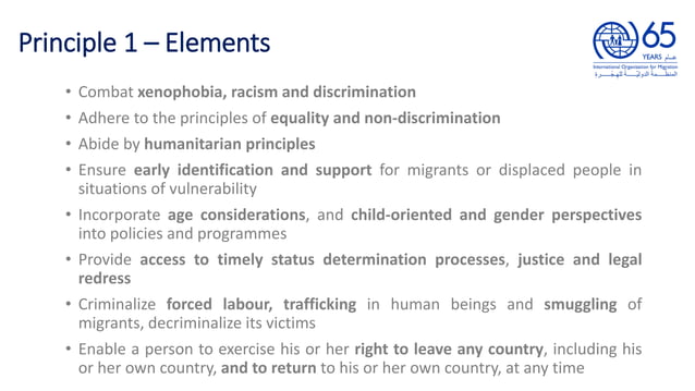 Migration Governance Framework & its applications by IOM | PDF