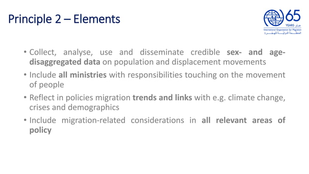 Migration Governance Framework & its applications by IOM | PDF