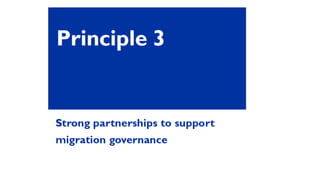 Migration Governance Framework & its applications by IOM | PDF