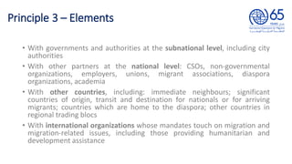 Migration Governance Framework & its applications by IOM | PDF