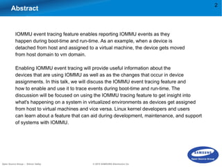 Iommu tracing reviewed | PDF