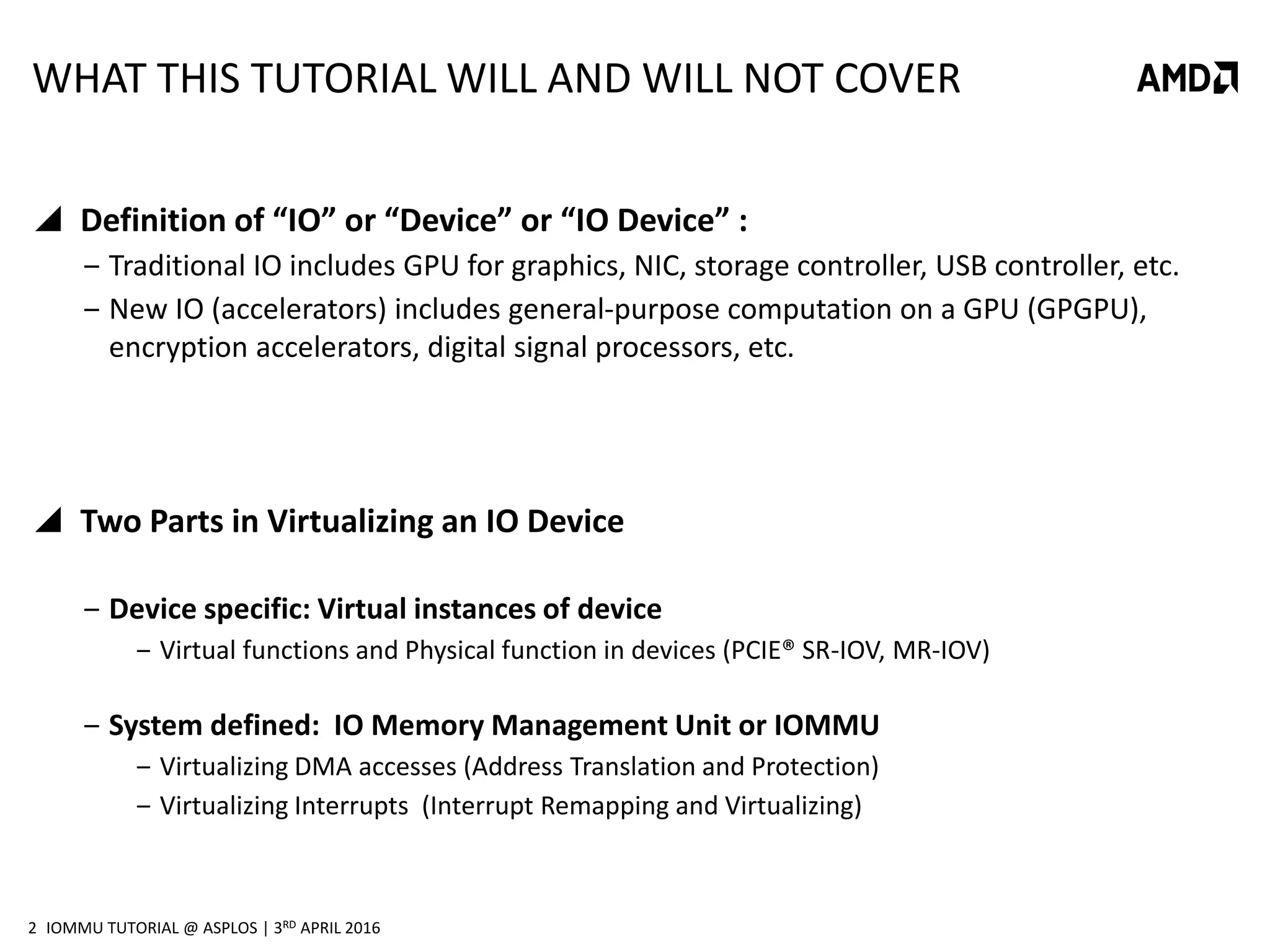 Virtualize IO using IOMMU - IO Memory Management Unit | PDF