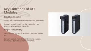 The Role of I/O Modules in Modern Control Systems | PPTX