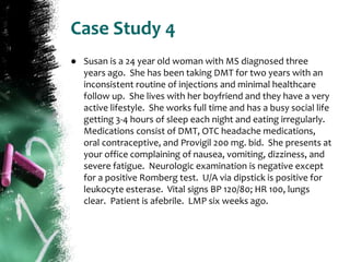 Multiple sclerosis case scenario study based | PPT