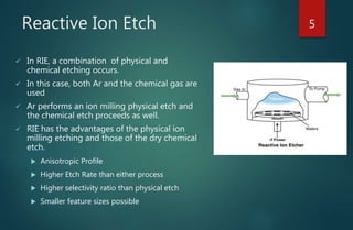 Ion beam etching (or) Ion milling | PPTX