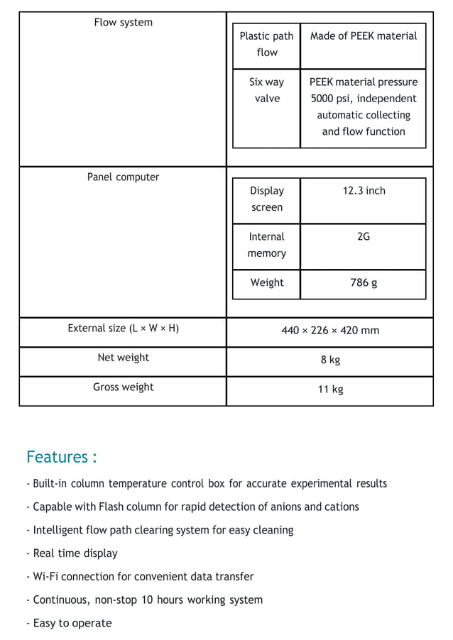 Labtron Equipment Ltd Ion-Chromatograph-LPIC-A10 | PDF | Chemistry | Science