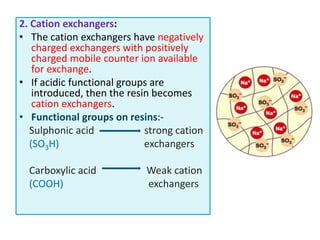 Ion exchange chromatography | PPTX