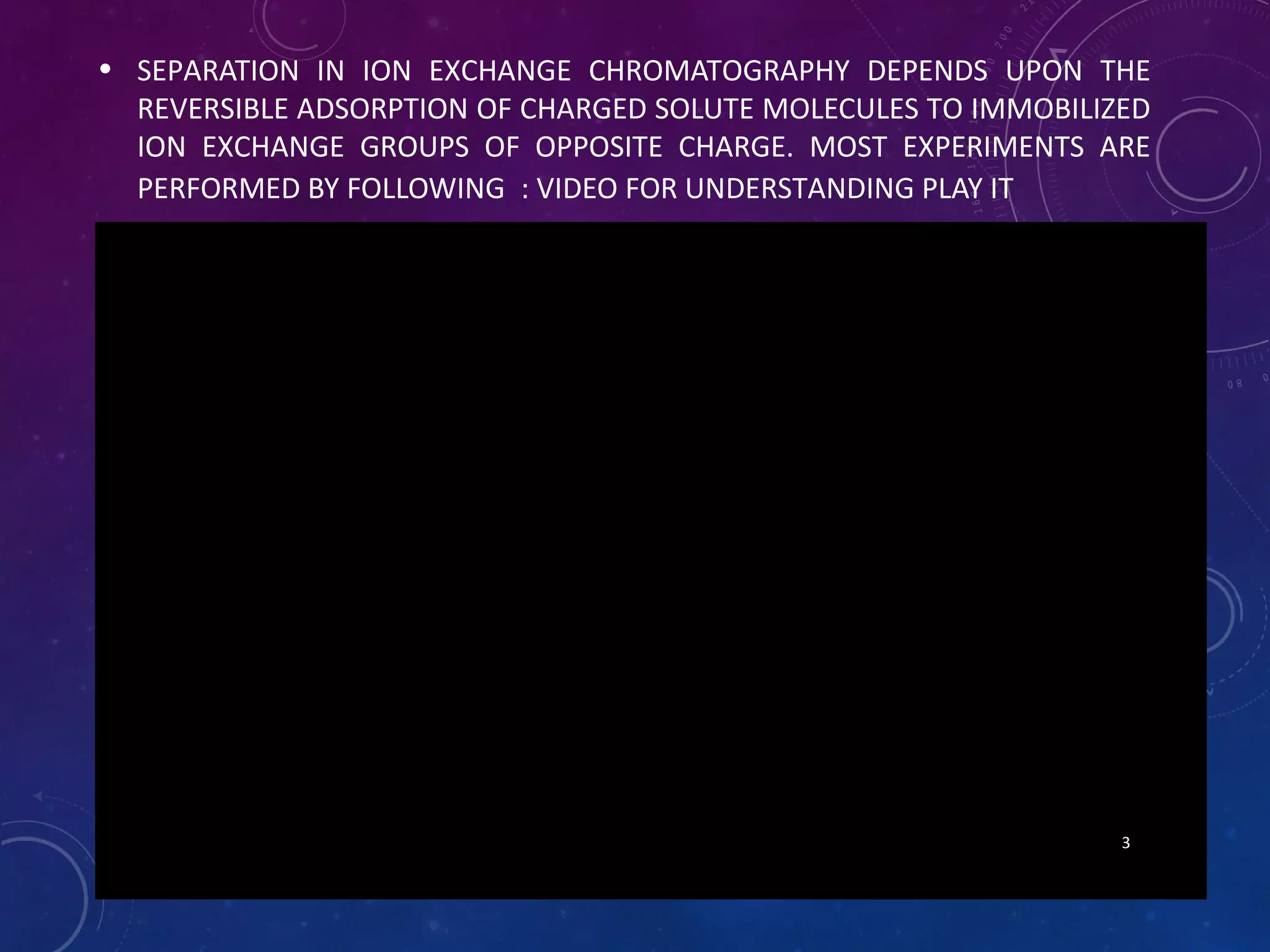 Ion exchange chromatography - by Shree | PPT