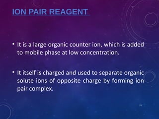 Ion exchange chromatography - by Shree | PPT